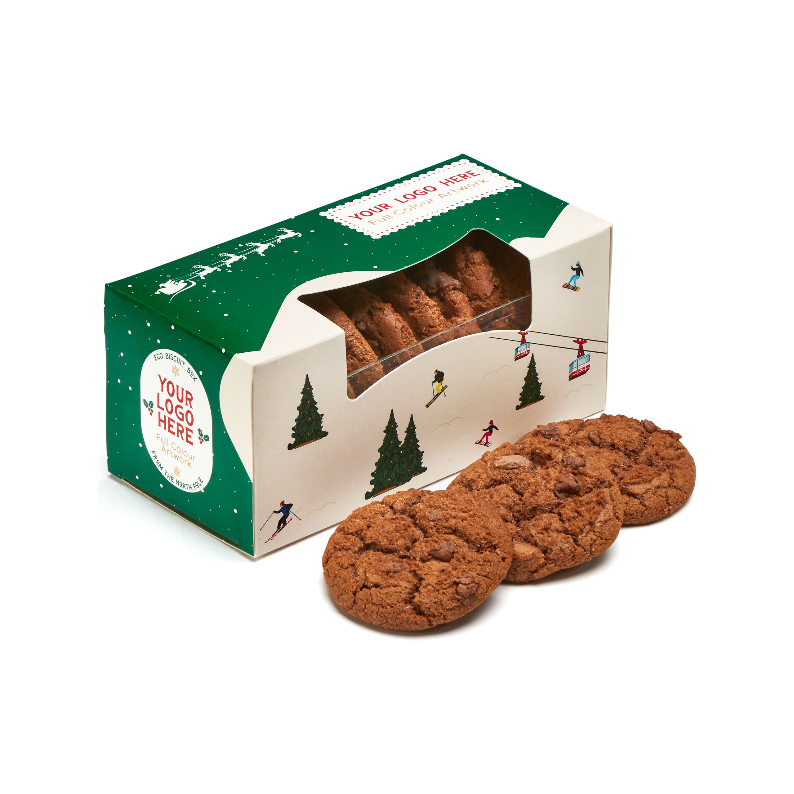 Winter Collection - Eco Biscuit Box - Triple Chocolate Chip Biscuits ...
