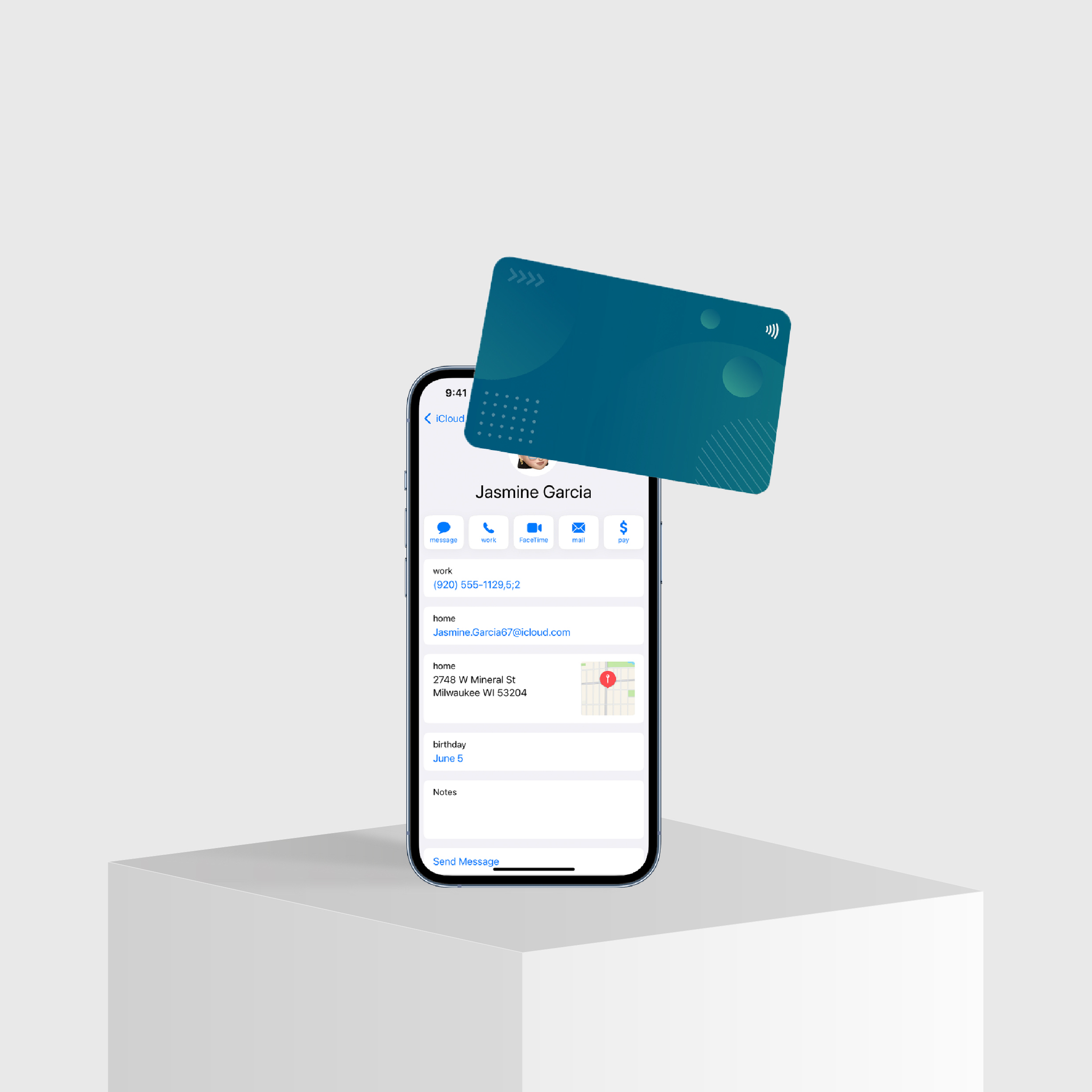 NFC Cards – Black and White London