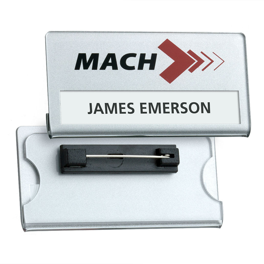 Reusable Acrylic Window Badges – Black and White London