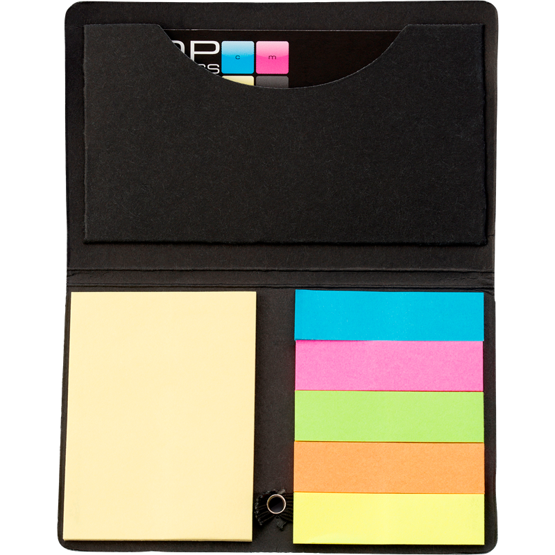 Card case with sticky tabs – Black and White London®