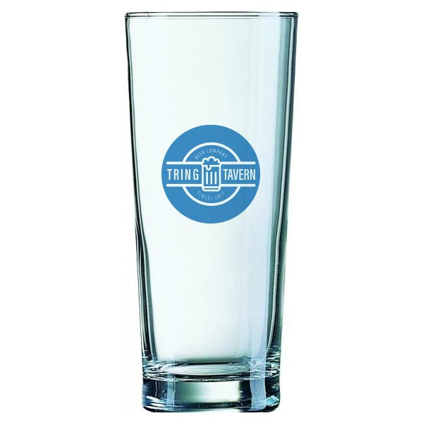 Custom Printed Pint Glasses With Your Logo – Black and White London®