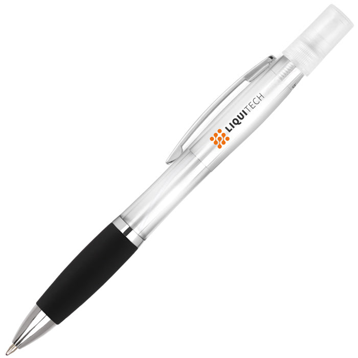 Contour® biofree® Sanitiser Ballpen – Black and White London