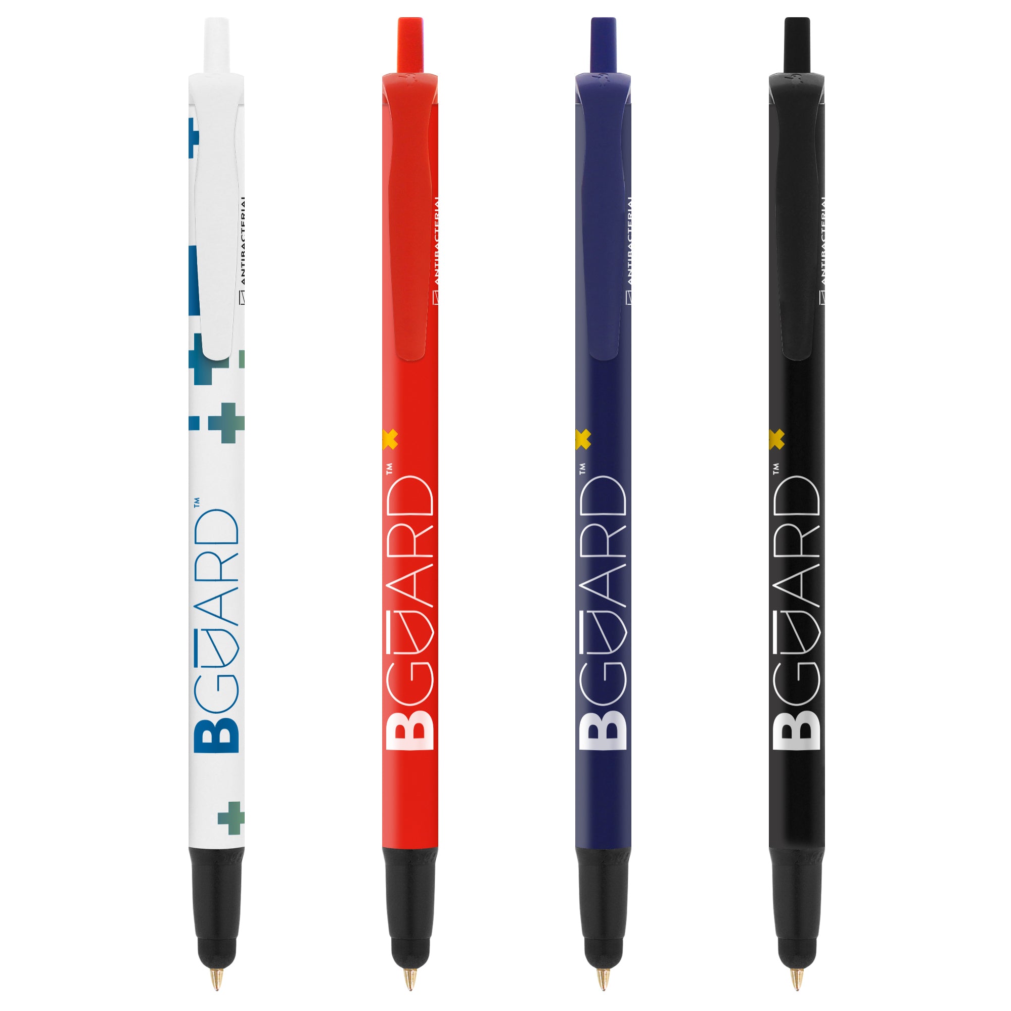 BIC® Clic Stic Stylus BGUARD™ Antibacterial Ballpen – Black and White ...