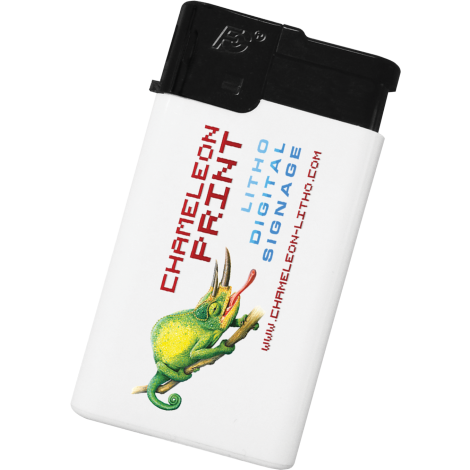 Promolight Refillable Electronic Lighter – Black and White London