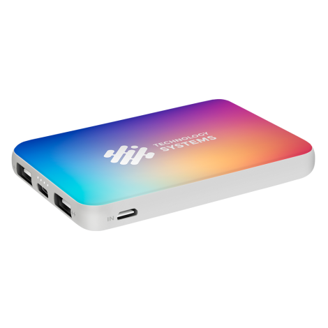 Zeta 5,000 mAh Power Bank – Black and White London®